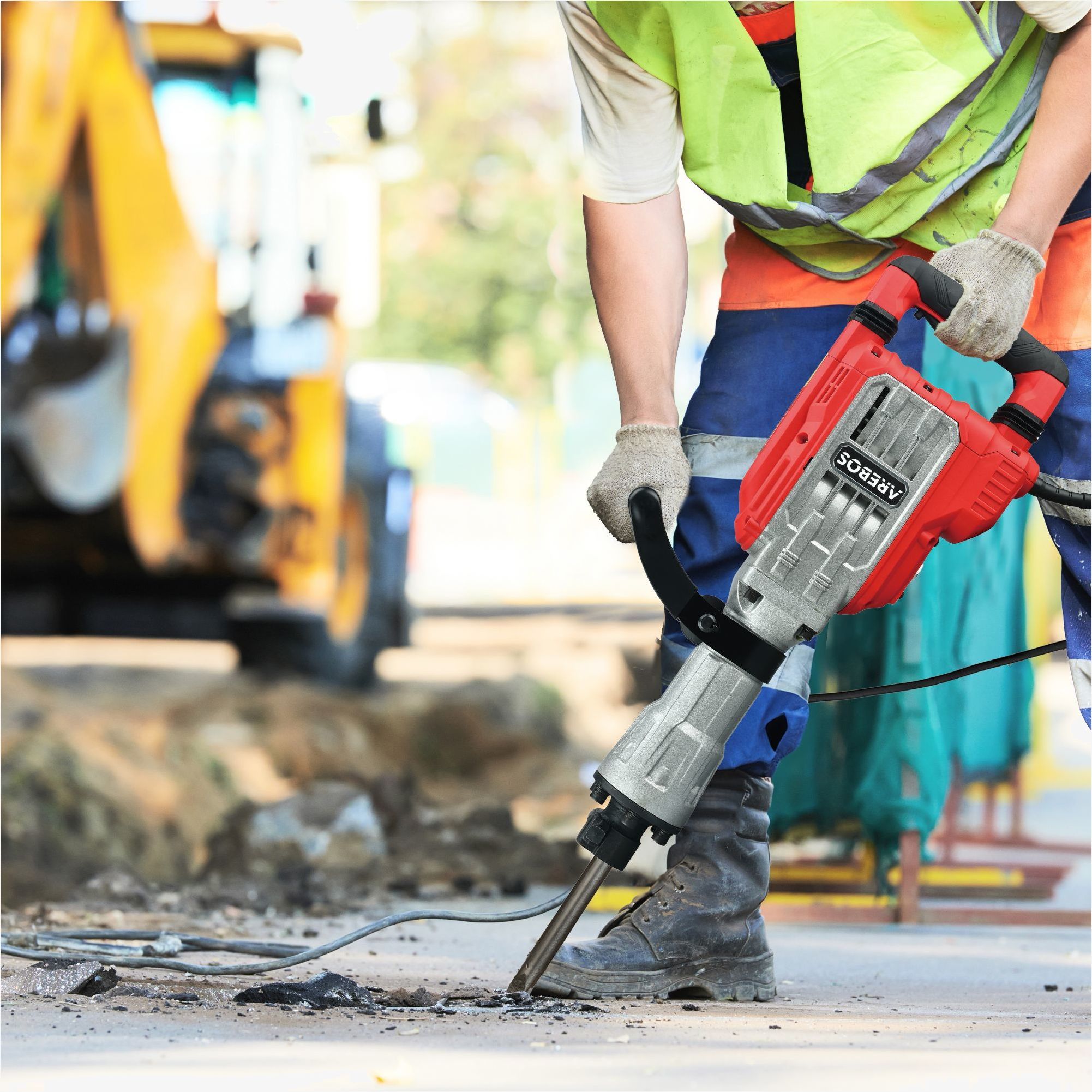 Demolition hammer 1700 W Red