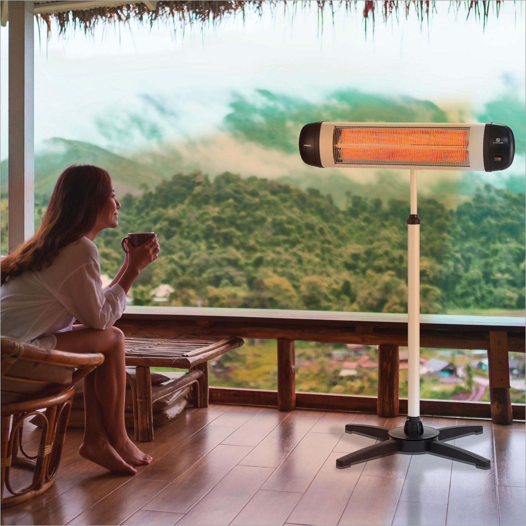 Standing space heater store