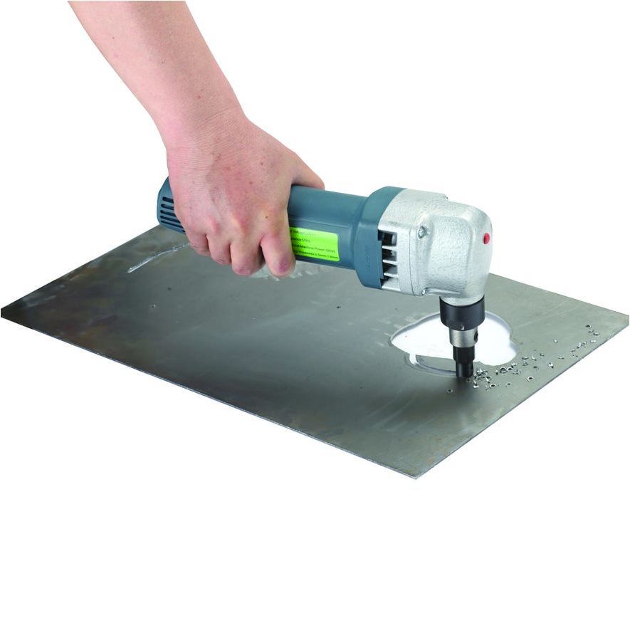 Metal sheet nibbler 380 W incl. 2 heads 4252023100243 Welding cutting